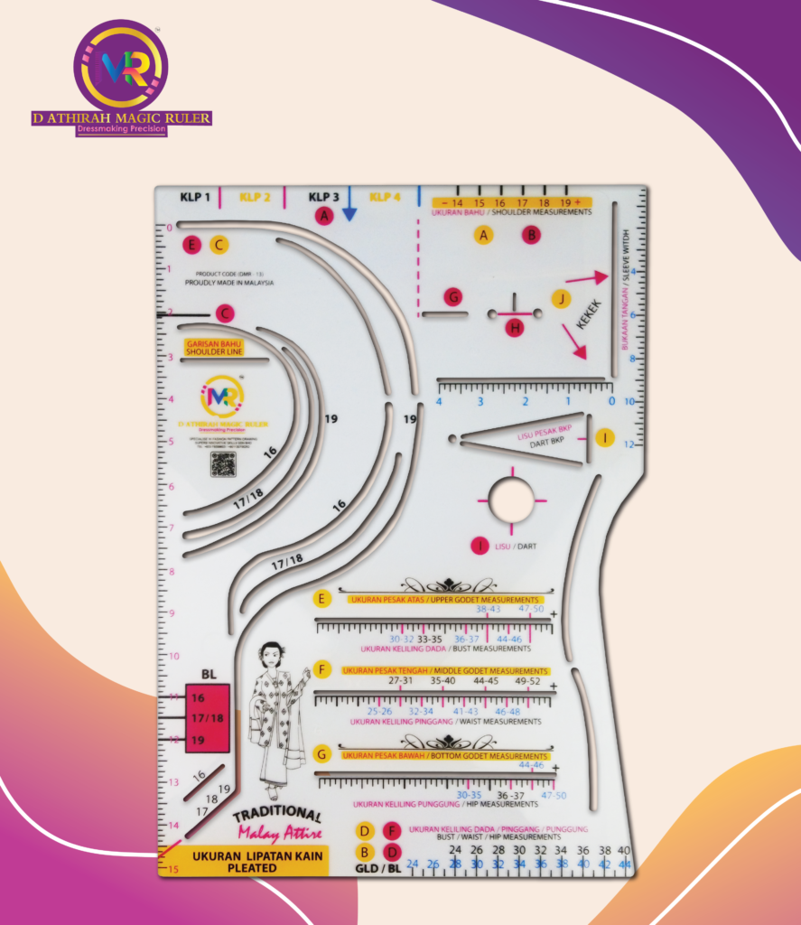 Magic Ruler Traditional Malay Dress Patterns for Women - Kreasi